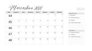 Viikkonumerot - Viikkokalenteri